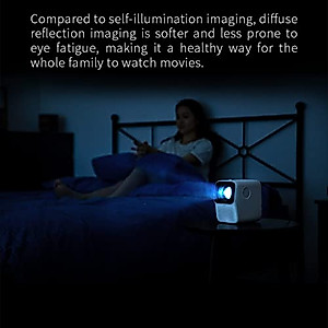 n/a T2 Max Projector 1080p Mini Led Portable WiFi Full Projector 4k 1920 * 1080p Keystone Correction for Home (Color : D)