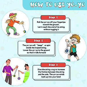 Lenwen Yoyos for Kids, Beginners Metal Yo Yo Toys with Colorful Designs Adults Teens Birthday Party Favors, Holiday Stocking Fillers, Classroom Prizes(100 Pcs, Rainbow)