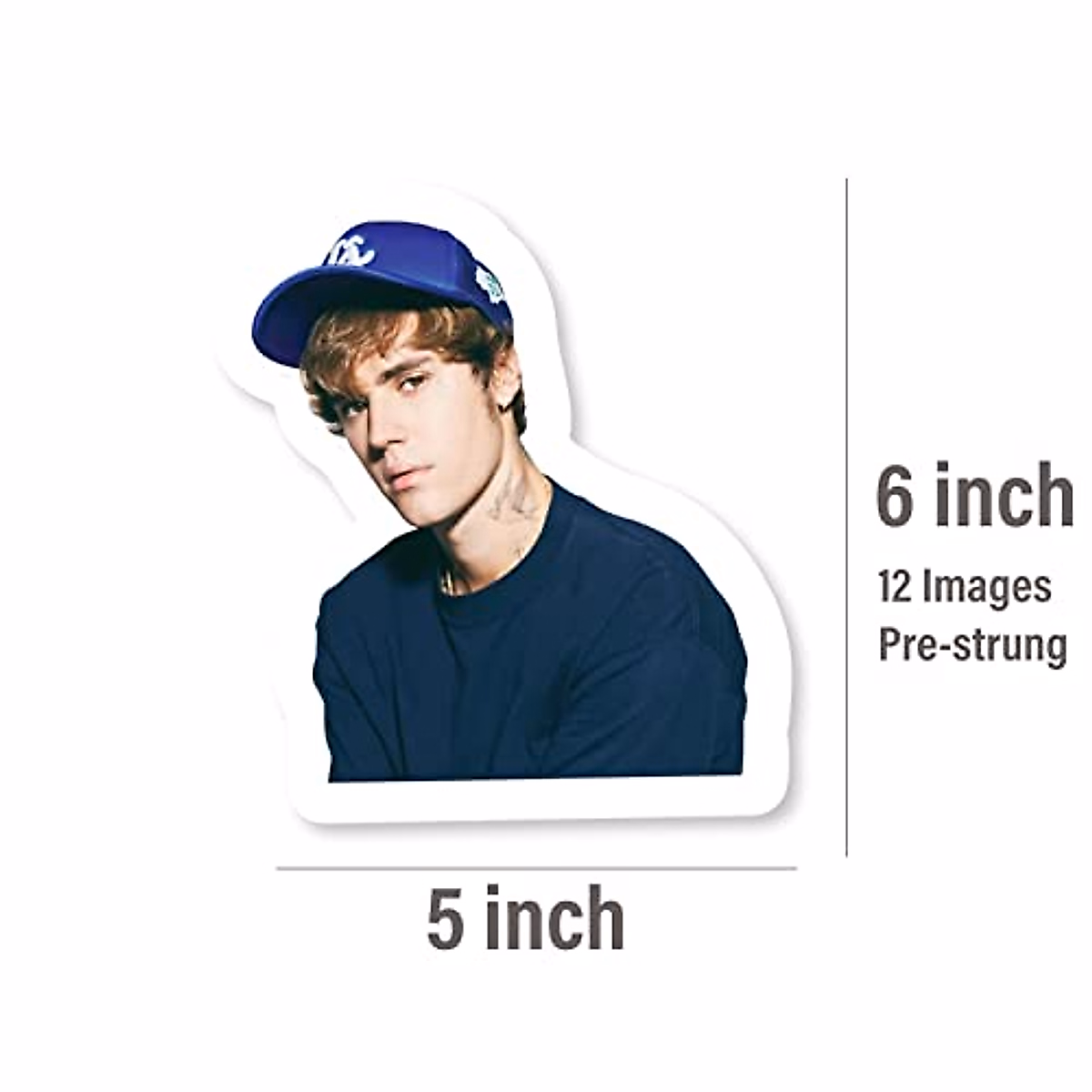 Pop Music Party Banner Decoration (10 foot) for Justin Bedroom Decor, Birthday Parties, Showers, Concerts, Coworker Gift, or Wall Decor