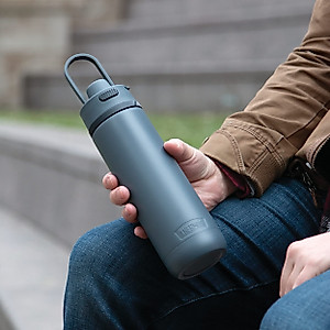 ALTA SERIES BY THERMOS Stainless Steel Hydration Bottle, 24 Ounce, Slate