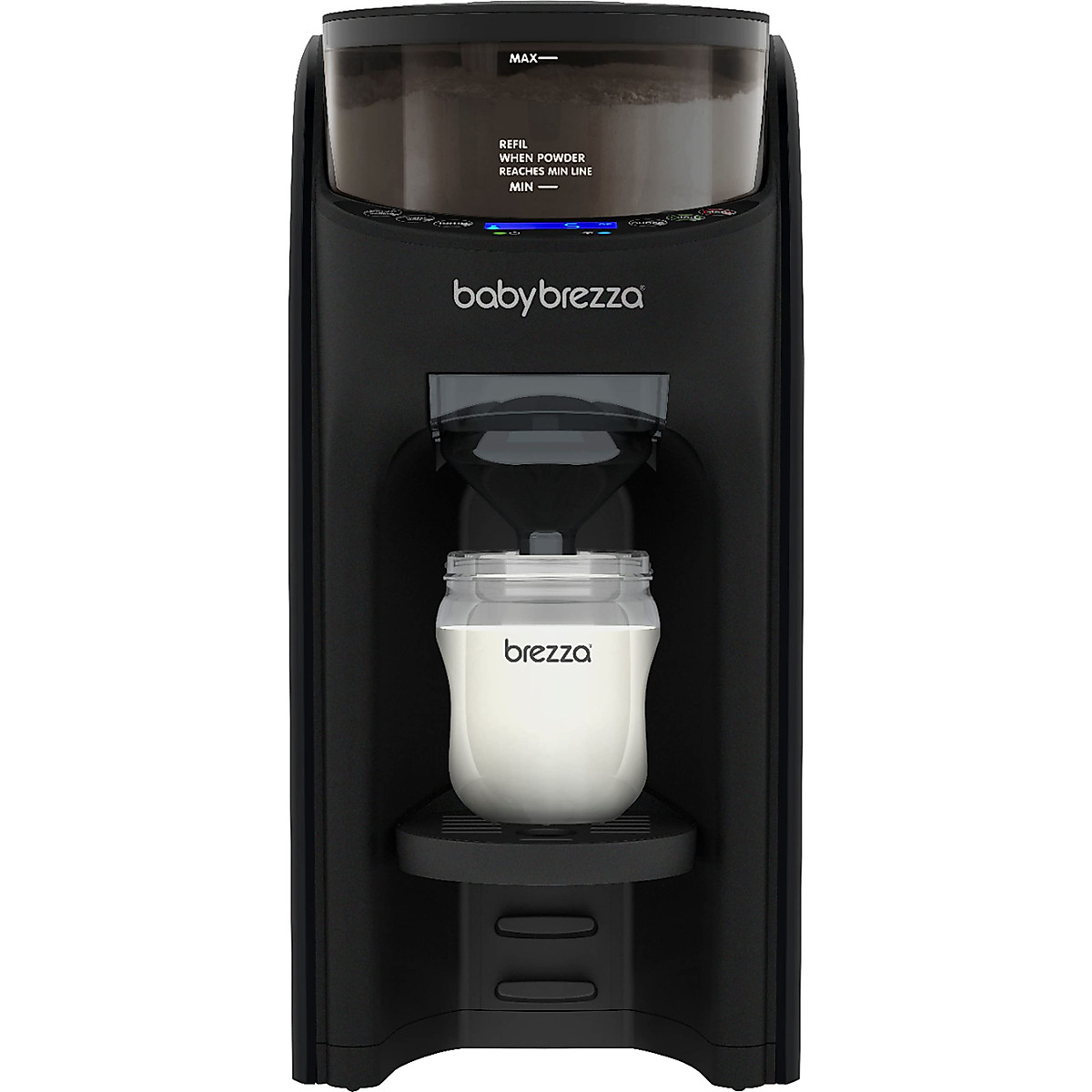 Baby Brezza Formula Pro Advanced WiFi Formula Dispenser Machine - Automatically Mix a Warm Formula Bottle Instantly - Easily Make Bottle with Automatic Powder Blending, Black