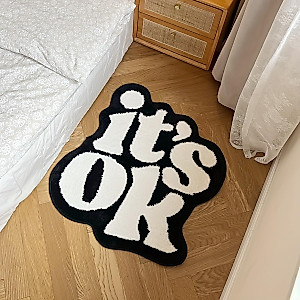 LAKEA ITSOK Luxurious Fluffy Shaggy Area Rug Soft Absorbent Non-Slip with Machine Washable Convenience Perfect for Living Room and Bedroom Decor (27.6X24.4in (70X62cm))