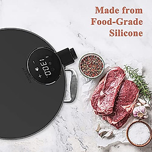 Sous Vide Lid for Precision Cooking - Fits Anova Culinary Sous Vide Precision Cooker, Sous Vide Silicone Lid Fits for Standard 10 1/2" Pot - Helps to lessen evaporation Great for long term cooking