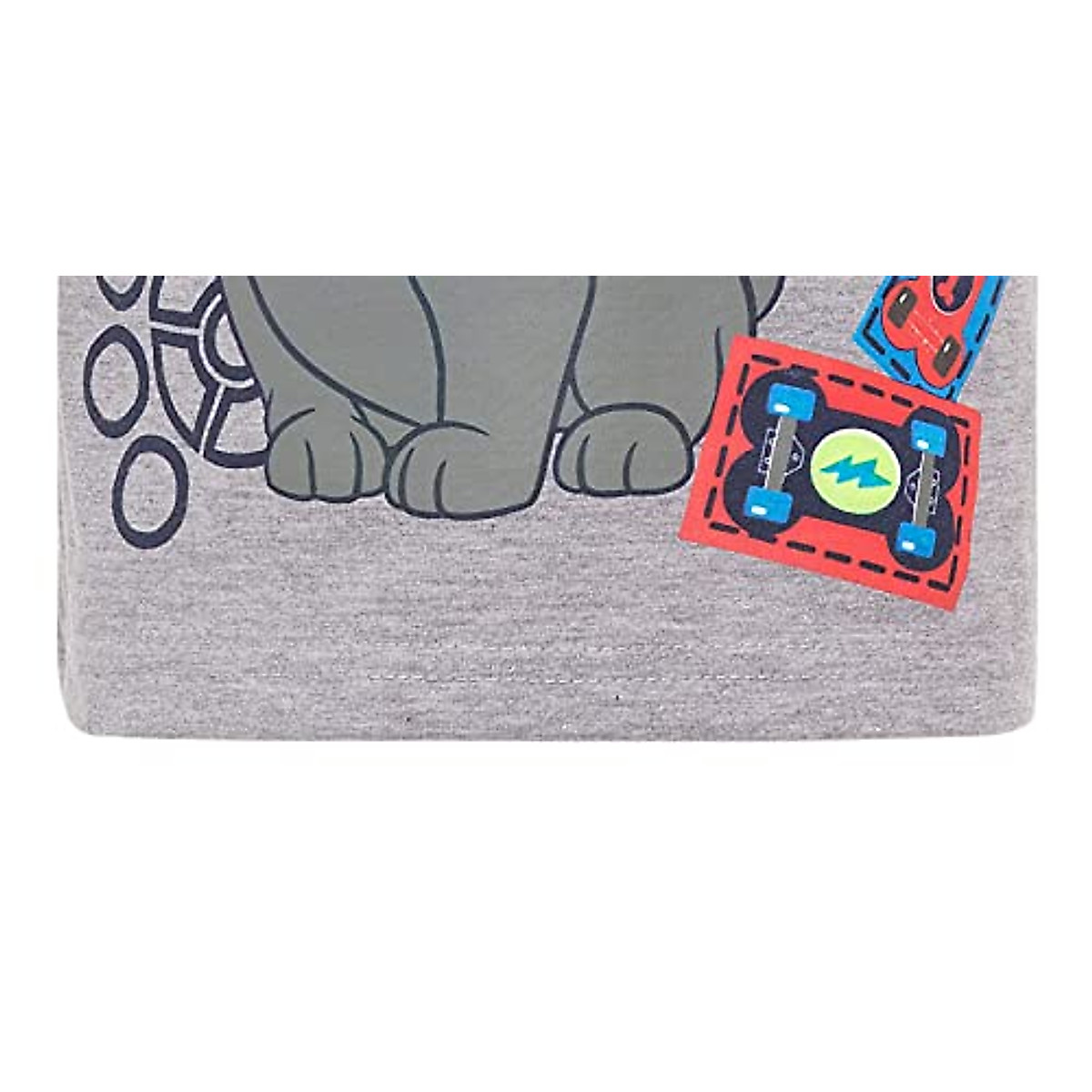 Disney Puppy Dog Pals Bingo Rolly Toddler Boys Athletic Graphic T-Shirt Mesh Shorts Set Gray 4T