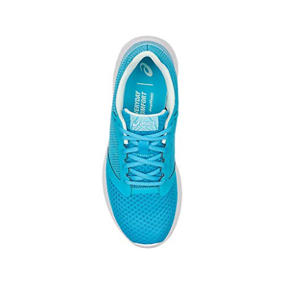 ASICS Women's Patriot 10 Running Shoes, 6.5M, Aquarium/White