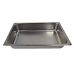 Update International (STP-1004) Full-Size Steam Table Pan, 25 Gauge, 4" Deep