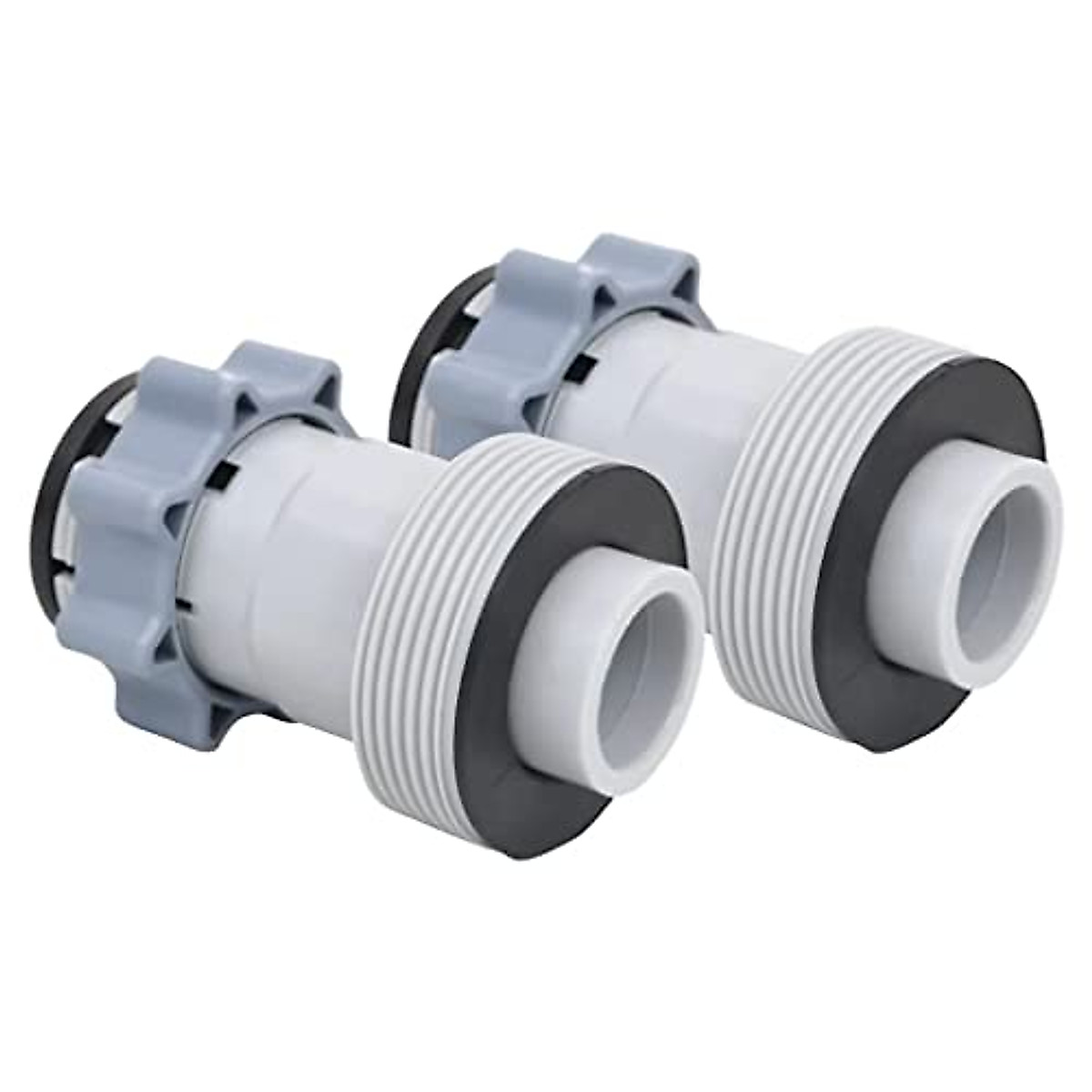 vidaXL 2x Pool Hose Adapters Type B Pool Hose Adapter Pool Supply Pool Supplies Pool Equipment Adapter Adapters Outdoor Garden Backyard