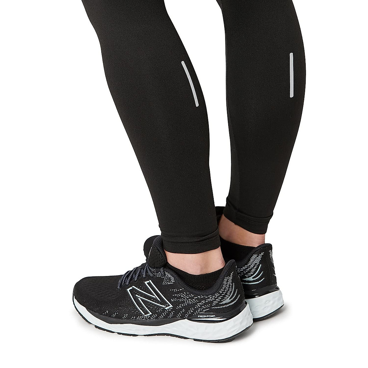 New Balance Women's 2.0 Soft Base Layer Pant with Non-Rolling Elastic Waistband, Black, Small