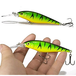 Crankbaits Minnow Fishing Lures wobbler 10pack lot