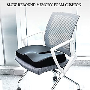 gyp Seat Cushion, Summer Tailbone Cushion Gel Memory Foam Inner Core Coccyx Cushion Ergonomic Posture Seat Pads Cushion Chair Pad Orthopedic Seat Cushion