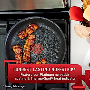 T-fal Ingenio Nonstick Cookware Set 13 Piece Induction Stackable, Removable Handle Pots and Pans, Dishwasher Safe Black