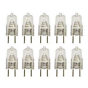 Vstar® G8 120V 25W Halogen Light Bulbs,(Shorter <37mm),Dimmable,10 PCS