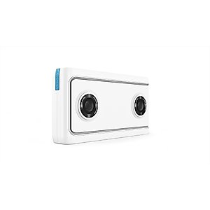Lenovo Mirage Camera with Daydream, VR-Ready Photo and Video Camera, Integration with YouTube and Google Photos, Smartphone Compatibility, Moonlight White