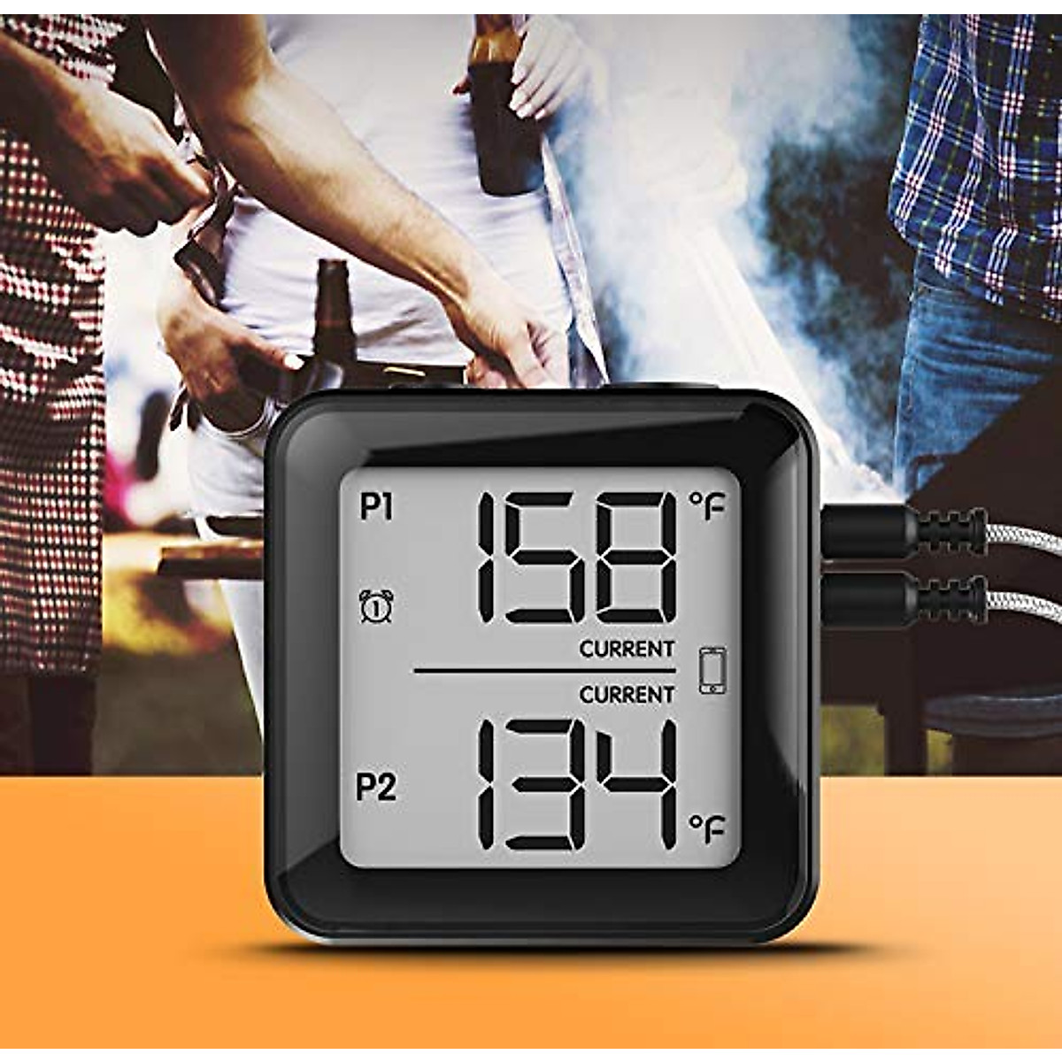 TempoChef Bluetooth Smart Meat Thermometer for Grill Oven and Smoker, Cooking Food and Control Temperature Smart, Dual Stainless Steel Probes