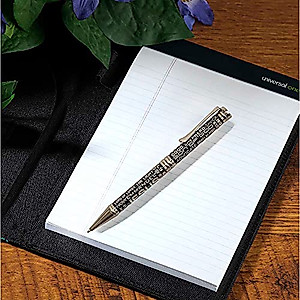 Dicksons Way the Truth Life Names of Jesus Antique Silvertone Metal Black Ink Ballpoint Pen