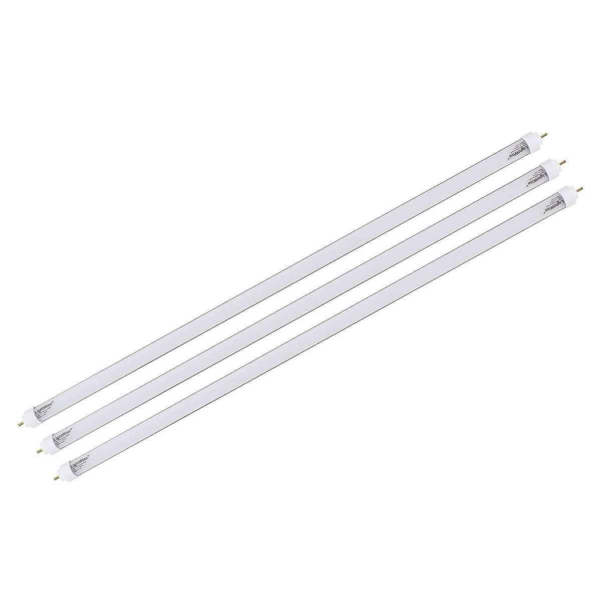 Lightwise LWL7W40-F13T5 21" Direct Replacement Led Tube, 7-Watt, White, 4000K, Retrofit 13W T5 Fluorescent Tube of your Uncder-Cabinet Lights 50% Energy Saving, Replace Directly Set of 3