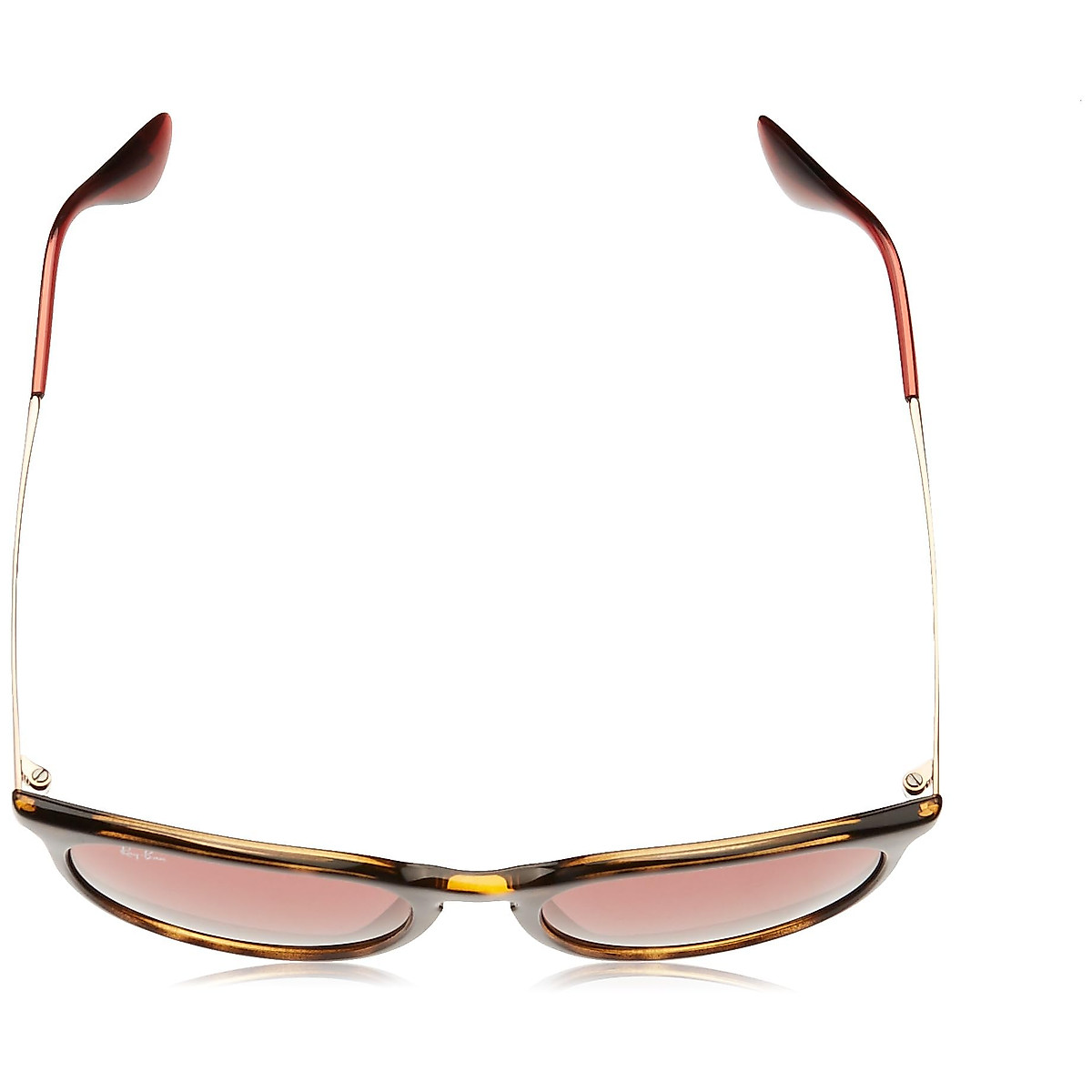 Ray-Ban RB4171 Erika Round Sunglasses, Havana/Dark Violet, 54 mm