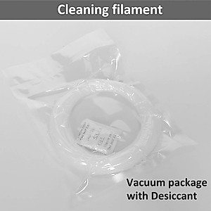 NovaMaker 3D Printer Cleaning Filament 1.75mm Natural, 0.1kg(0.22lb), Dimensional Accuracy +/- 0.05mm, Fit All FDM 3D Printers