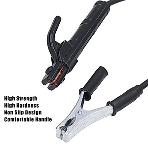 300A Welder Ground Cable Earth Clamp Set with 1.5m Cable for ARC ZX7 MMA Welding Machine Accessories