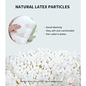 Oternal Pregnancy Pillows for Sleeping, Maternity Pillow for Pregnant Women, Body Pillow with Latex Filling, Wedge Pillow for Sleeping, Hips, Back Support with Removable Cover