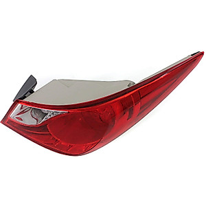Evan Fischer Driver and Passenger Side, Outer Tail Light Compatible with 2011-2014 Hyundai Sonata - HY2805116, HY2804116