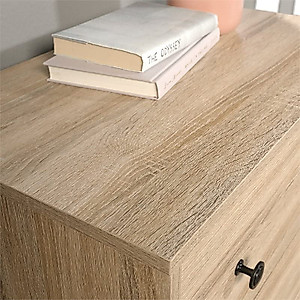 Sauder North Avenue Dresser, L: 26.61" x W: 15.83" x H: 40.08", Charter Oak Finish