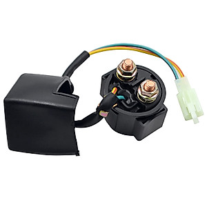 AHL Starter Solenoid Relay for 4-Stroke GY6 Engine 50cc 70cc 90cc 100cc 150cc 200cc 250cc ATV Dirt Bikes Scooters Go Kart Dne Buggys Quad 4 Wheelers Pit Bike Moped Roketa SSR Taotao Sunl Coolster