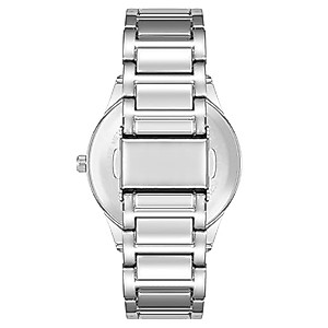 Amazon Essentials Unisex Bracelet Watch, Silver/Navy