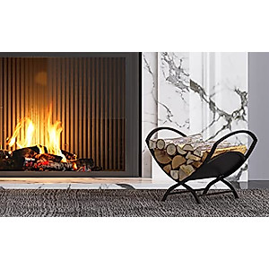 Fire Beauty Fireplace Log Holder Folding Firewood Rack Indoor, Outdoor Firewood Rack,Stacking Rack,Storage Rack for Firewood