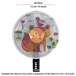 bo sher 2 Pack Fan Cover16'' Safety Protection Cover for Kids Anti?Pinch Hand Finger Protector Washable Guard NetPerfect Parents of Toddlers