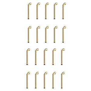 20pcs Stainless Steel Fishing Rod Guides Tip Top Rod Repair Kit 0.8mm,0.9mm
