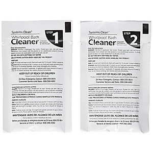 Jacuzzi T627000 Systems Clean Whirlpool Bath