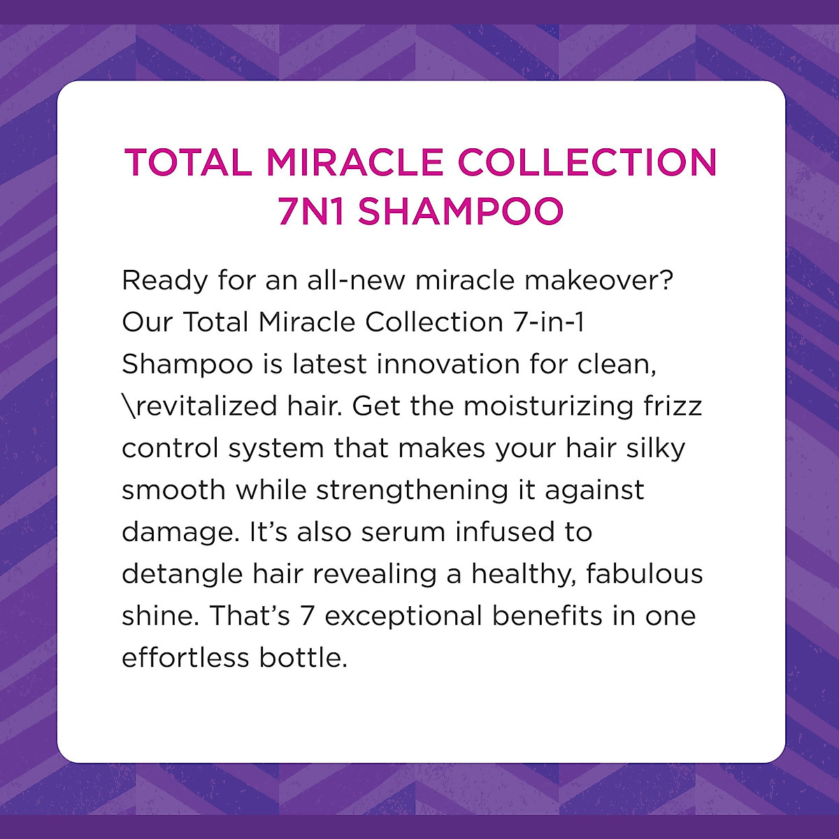 Total Miracle Collection 7N1 Shampoo 26.2 fl oz