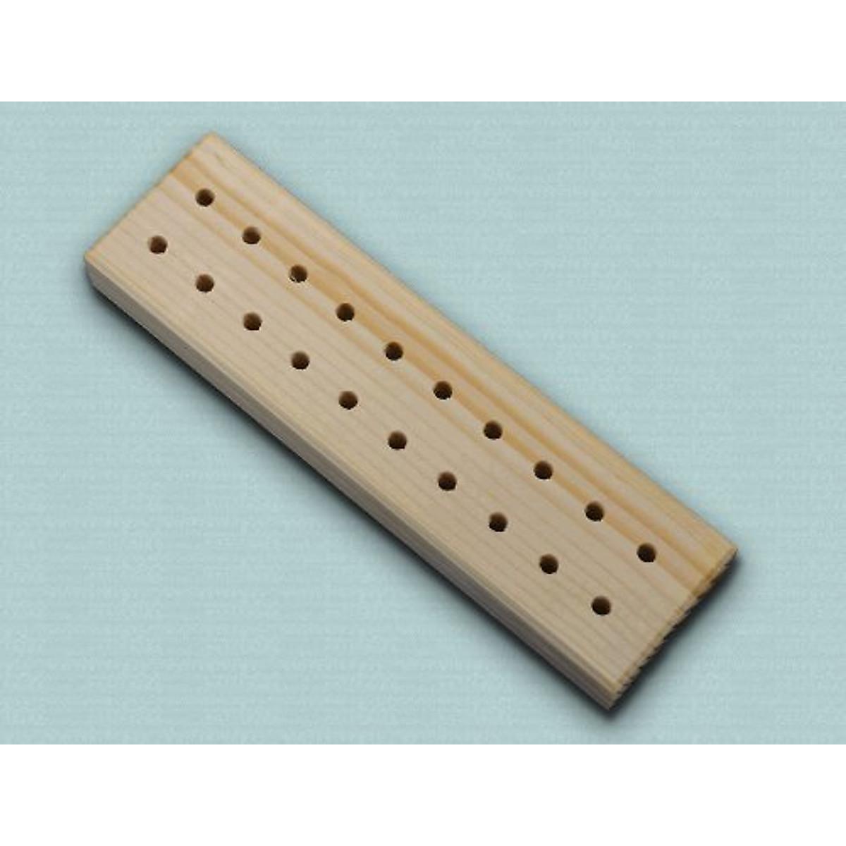 Wooden Tuning Fork Holder- 20 Hole Storage Block