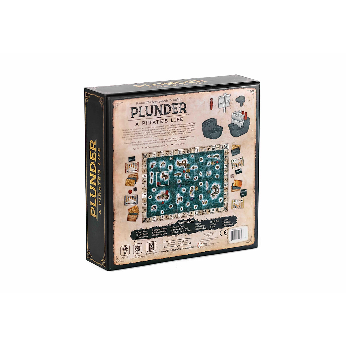 Plunder - Family Board Games - Board Games for Adults and Kids - Strategy Board Games - Fun Family Game Night - Ages 10 and Up - 2 to 6 Players