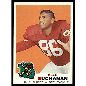 1969 Topps # 222 Buck Buchanan Kansas City Chiefs (Football Card) VG Chiefs Grambling