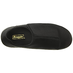 Propét Women's Cush 'N Foot Slipper, Black, 8