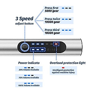 Defabee Engraving Pen with 34Bits, Portable Engraving Pen Electric Cordless Rotary Tools, Professional Engraver Tool for Metal to Wooden, Glass, Jewlry