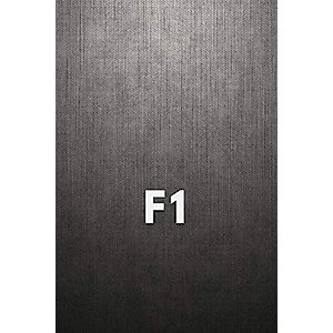 F1: Motivational Notebook, Journal, Diary, (110 Pages, Line , 6 x 9)