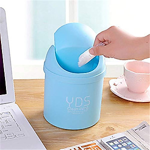 Trash Can Creative Desktop Mini Trash Can Covered Kitchen Living Room Desk Trash Box