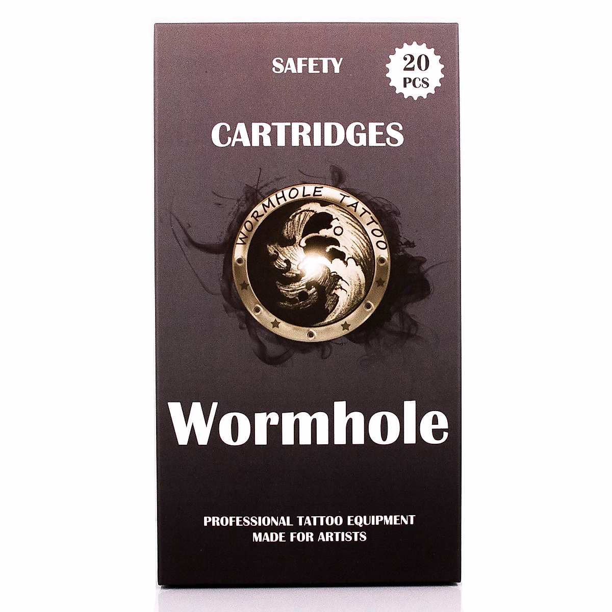 Wormhole Tattoo Cartridge Needles, 9RL Tattoo Needles 20PCS Disposable Tattoo Needle Cartridge Round Liner Cartridge Needles for Tattoo Pen Tattoo Machine Tattoo Supplies 1209RL