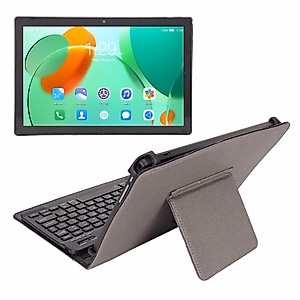 Honio Tablet PC, 8GB 256GB 10.1 Inch FHD Tablet 100‑240V 2 in 1 Dual Speaker 7000mAh Travel 12.0 (US Plug)