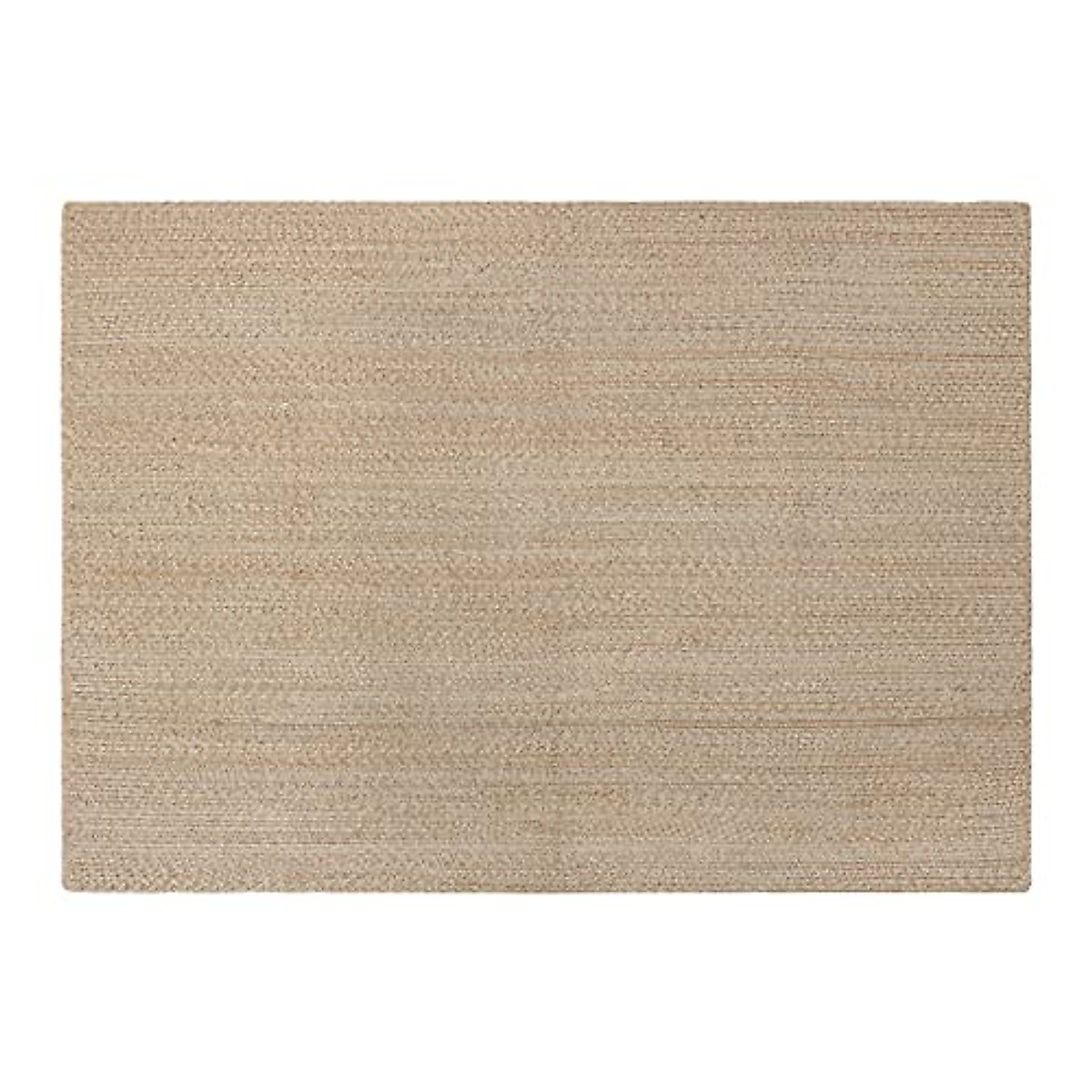 SISOSU Performance Braided Area Rug - Carpets for Living Room, Bedroom, Dining Room, Home Décor - Luxurious Handcrafted Traditional Rug - PET-Yarn - Modern Rugs- 4’ x 6’-Beige