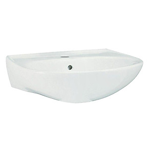 STERLING 446121-0 Sacramento Lavatory Basin Single-Hole Faucet Drilling, White