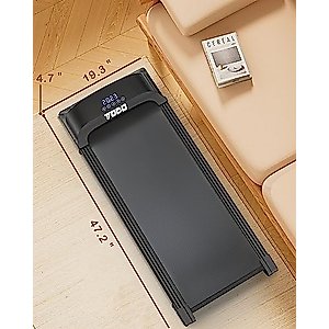Under Desk Treadmill Walking Pad 2 in 1 for Walking Running Jogging Desk Treadmill for Home Office Exercise