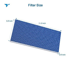 Turonic PH950_WF - Original Water Filter for Air Purifier & Humidifier, 12-Month Protection, Improves Air Quality & Humidity