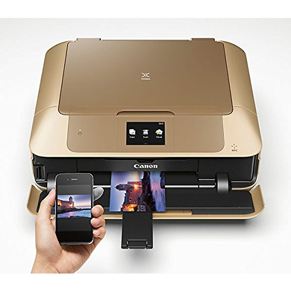 Canon MG7720 Wireless All-In-One Printer with Scanner and Copier: Mobile and Tablet Printing, with Airprint™ and Google Cloud Print compatible, Gold