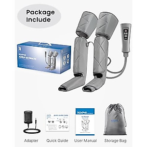 RENPHO Leg Massager FSA HSA Eligible, Air Compression Leg Massager for Circulation Pain Relief, 6 Modes 4 Intensities,Reduce Swelling, Muscles Relaxation Gifts for Men Women