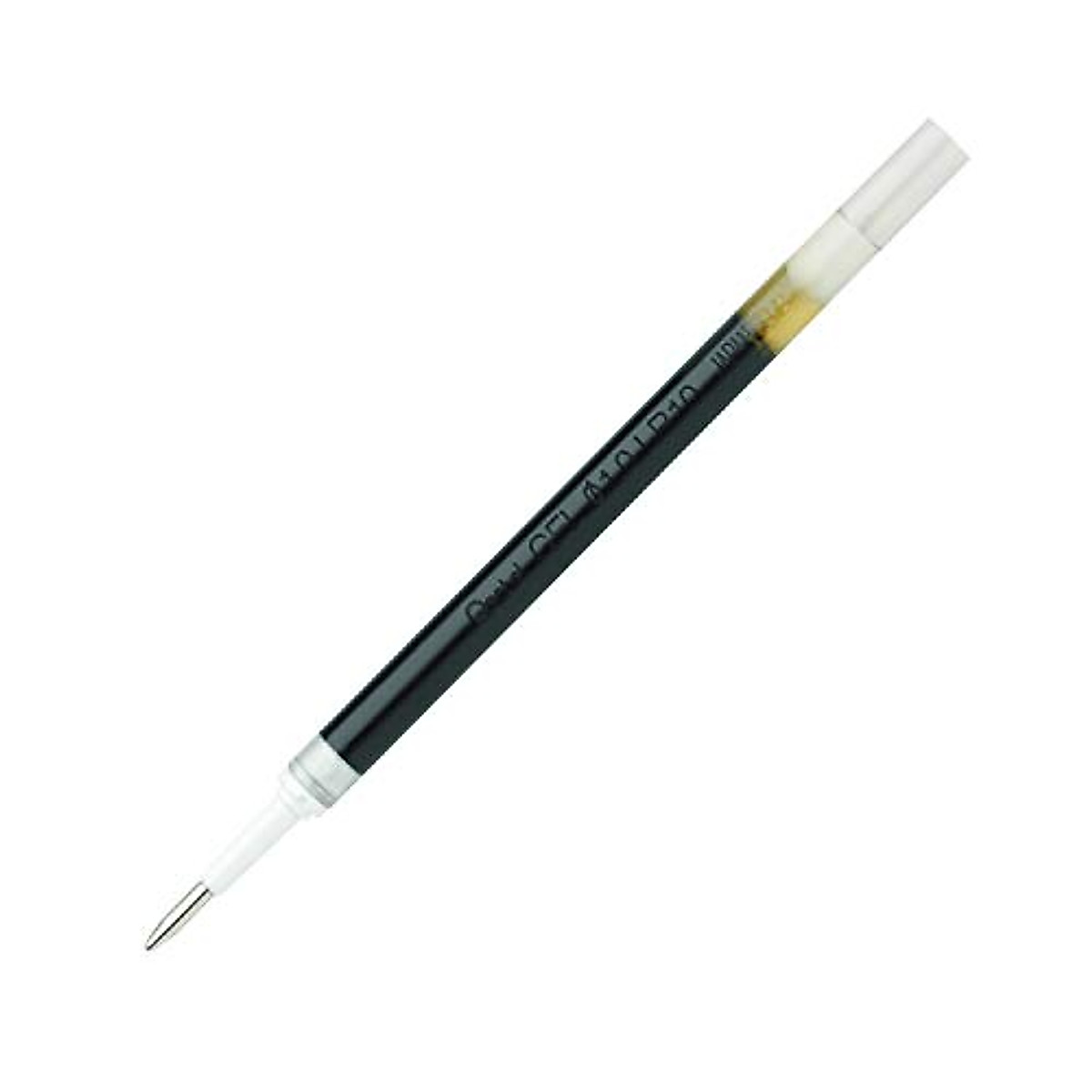 Pentel Refill Ink for BL60 EnerGel Liquid Gel Pen, 1.0mm, Metal Tip, Black Ink, Box of 12 (LR10-A-12)