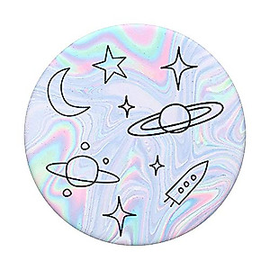 PopSockets PopGrip - Expanding Stand and Grip with Swappable Top - Space Doodle